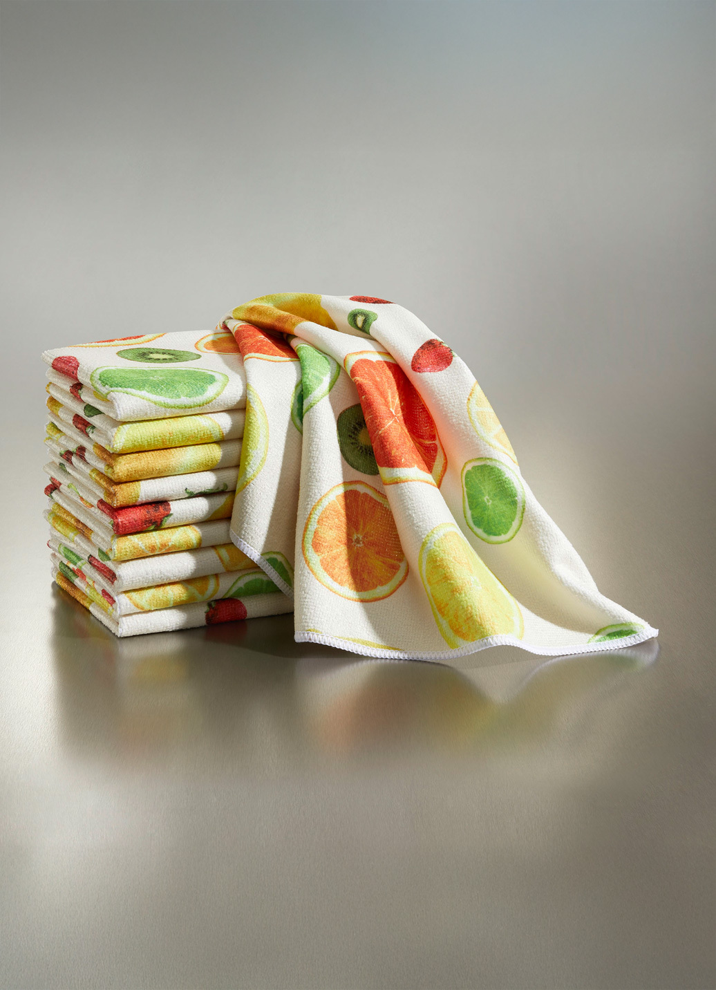 Mikrofiberdiskhanddukar, 10 st - FRÜCHTE